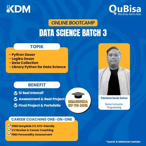 Data Science Codeless Modeling Accelerated Bootcamp Batch 3