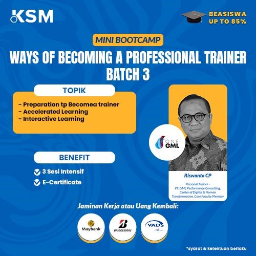 Ways of Becoming a Professional Trainer Mini Bootcamp 3